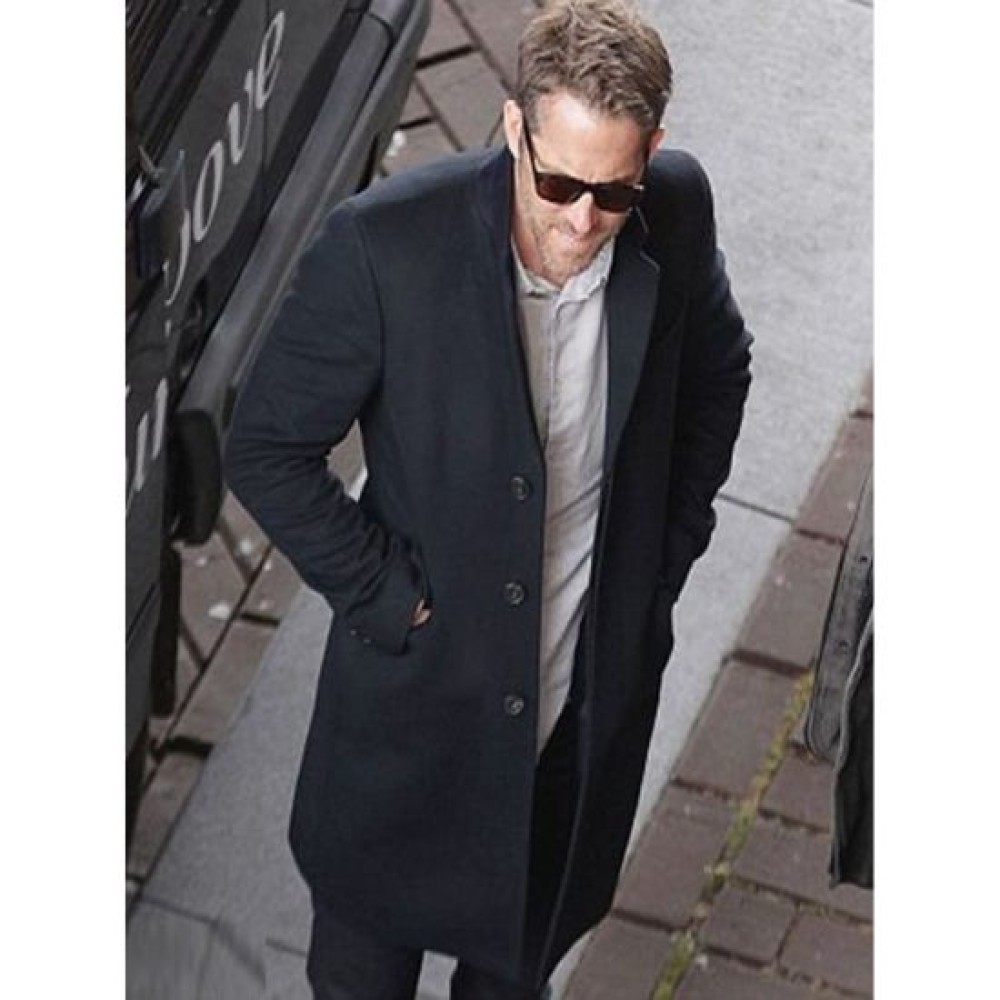 The Hitman’s Bodyguard Ryan Coat | Michael Bryce Wool Coat