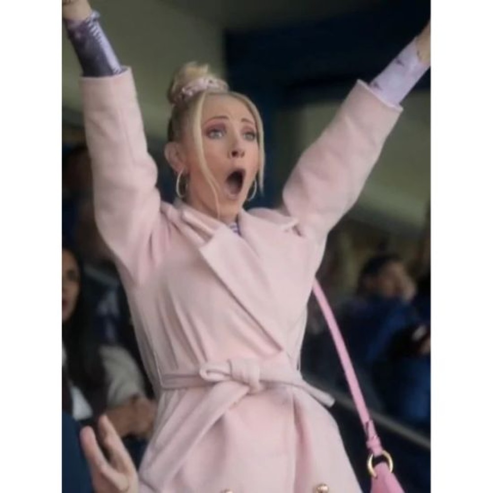 Ted Lasso Juno Temple Pink Coat | Keeley Jones Long Coat