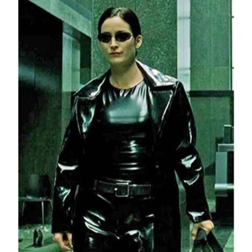 The Matrix Yahya Long Coat | Morpheus Wool Costume Coat