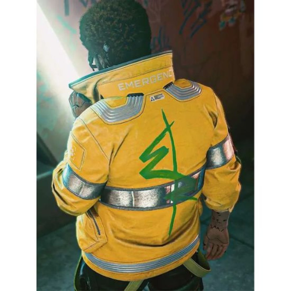 Cyberpunk David Martinez Jacket | Zach Aguilar Yellow Jacket