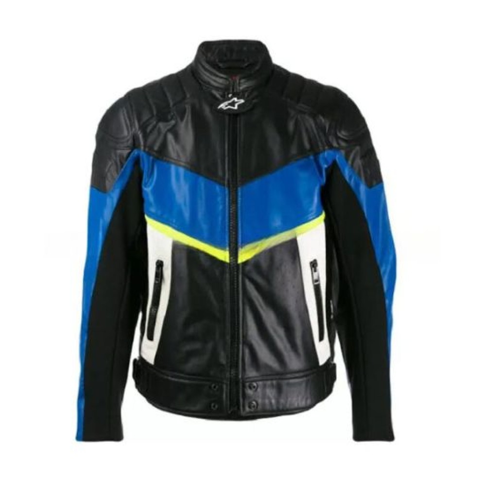 Mens Alpinestars Biker Leather Jacket