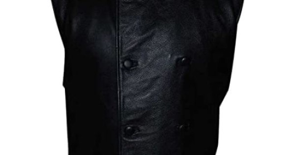 Spider Man Black Vests | Black Noir Leather Vest