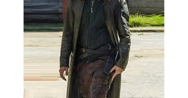 The Walking Dead Tom Payne Jacket | Paul Rovia Jesus Leather Coat