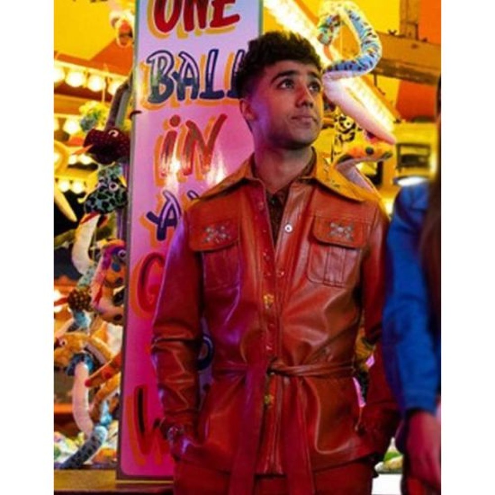 Sex Education Chaneil Kular Jacket | Anwar Bakshi Leather Jacket