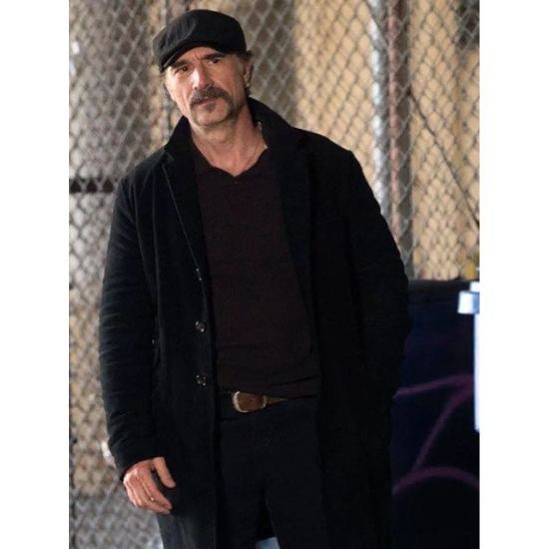 Chicago P.d Elias Koteas Jacket | Alvin Olinsky Black Jacket