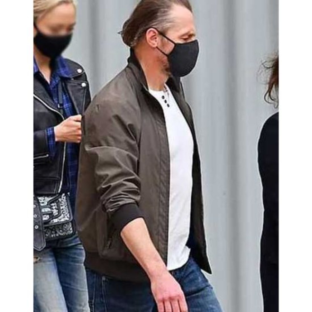 Mission Impossible Simon Pegg Jacket | Benji Dunn Polyster Jacket