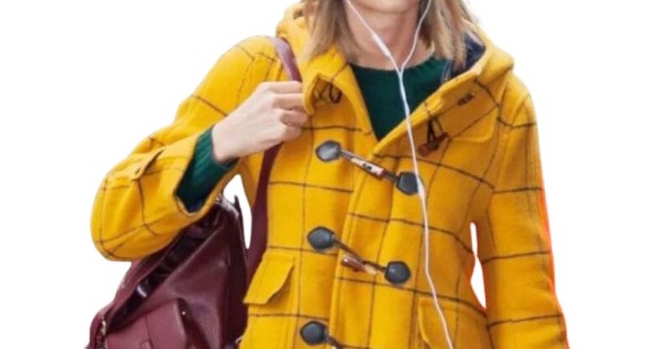 Taylor Swift Paddington Bear Yellow Toggle Coat | Paddington Bear Coat