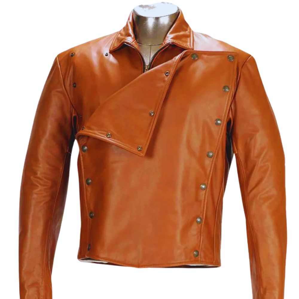 The Rocketeer Cliff Leather Jacket | Billy Campbell Leather Jacket