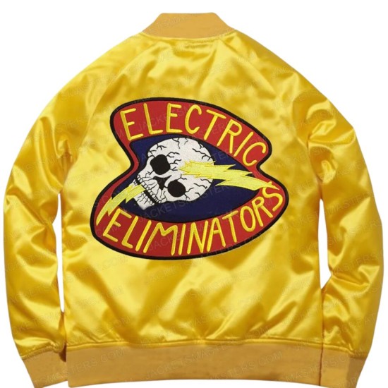 The Warriors Yellow Jacket | Electric Eliminators Varsity Jacket