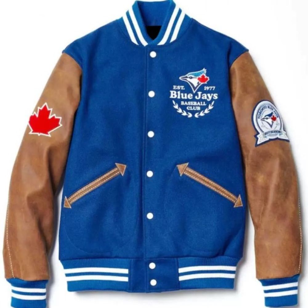 Toronto Blue Jays Royal Blue Jacket | Blue Jays Varsity Jacket