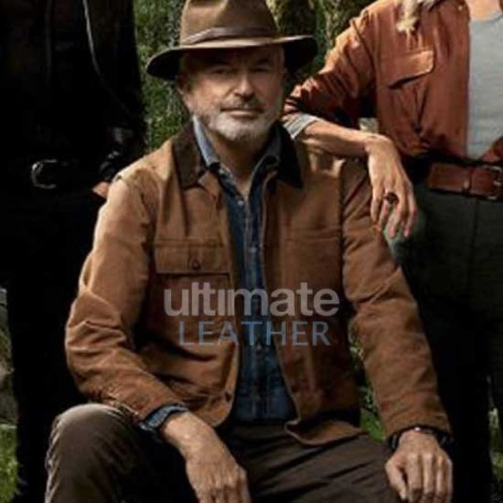 Alan Grant Jacket | Jurassic World Dominion Sam Neill Outfit
