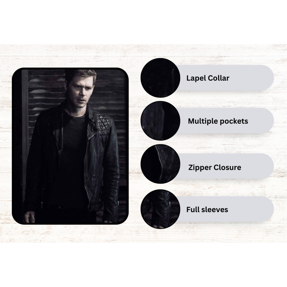 Klaus Mikaelson Leather Jacket | Joseph Morgan Leather Jacket